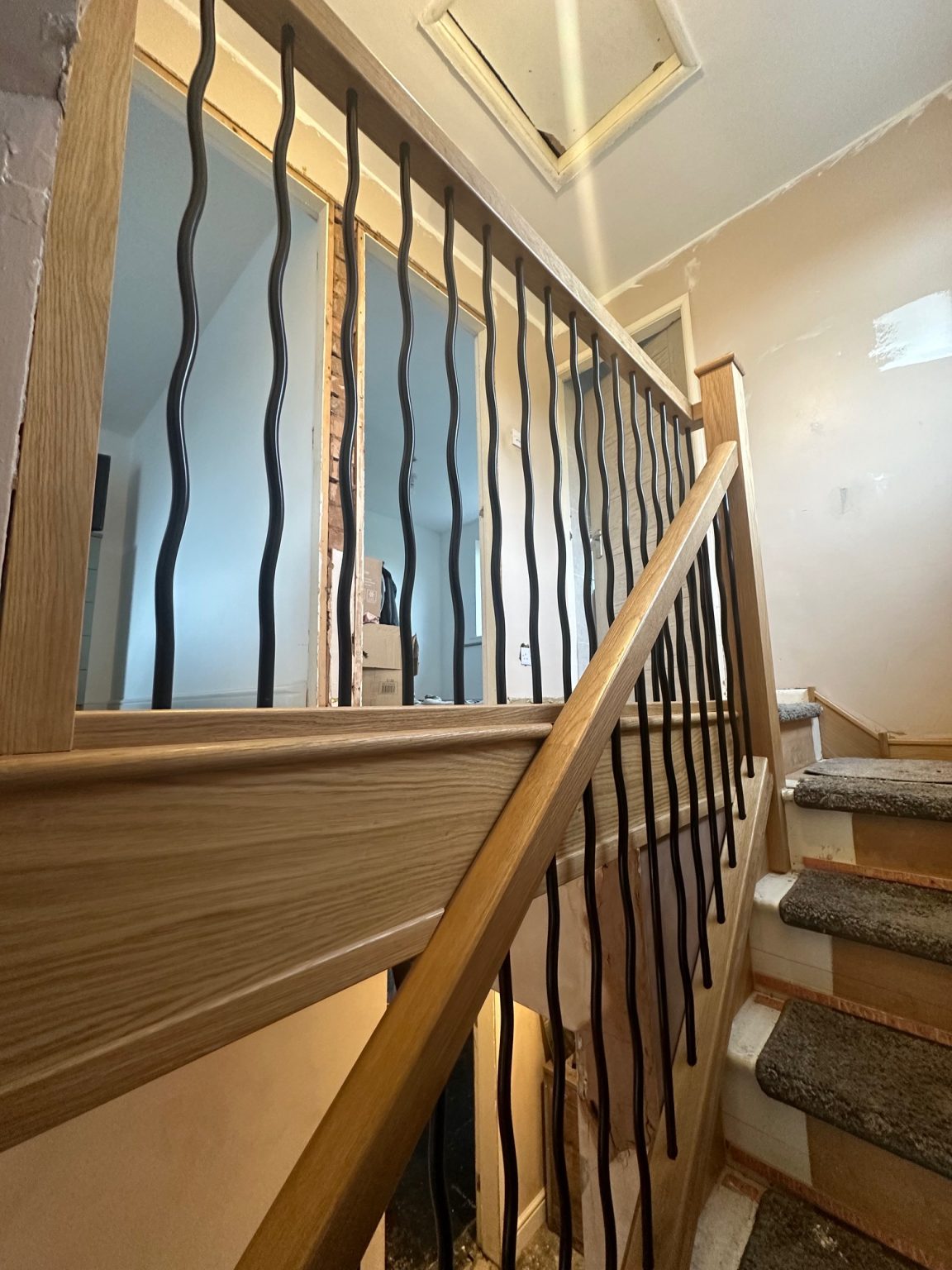 Mold Metal Staircase Renovation Case Study | Design My Stairs